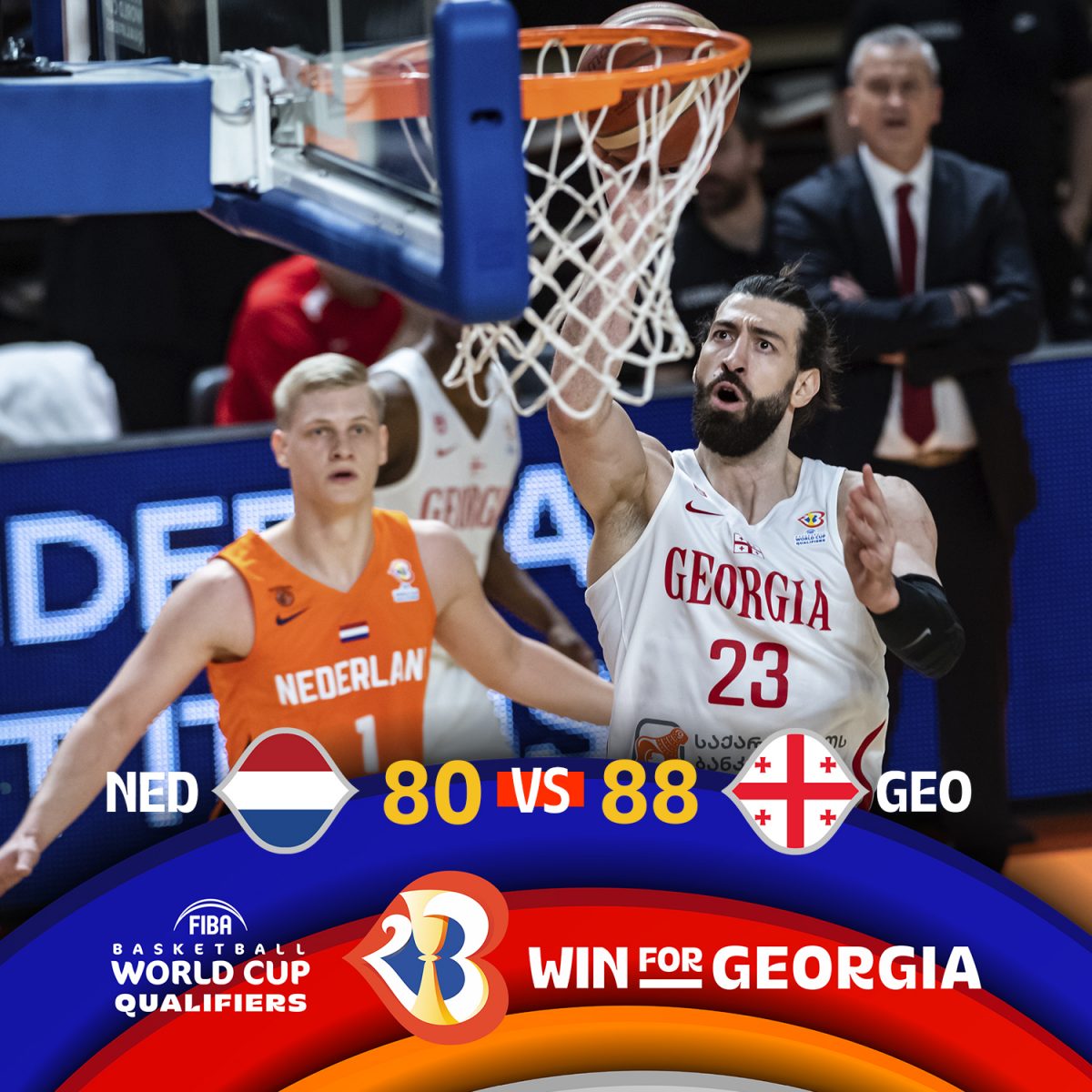 საქართველოს ეროვნულმა ნაკრებმა ნიდერლანდები დაამარცხა! - GBF.GE